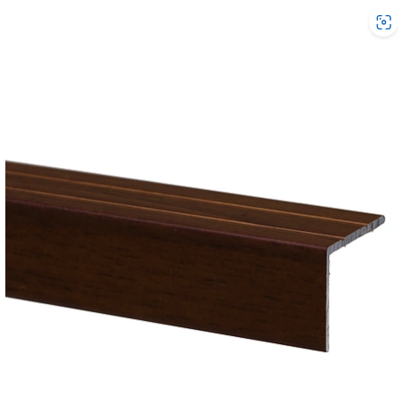 PROFIL ALUMINIU PENTRU TREAPTA, 25 MM, NUC, 3 M