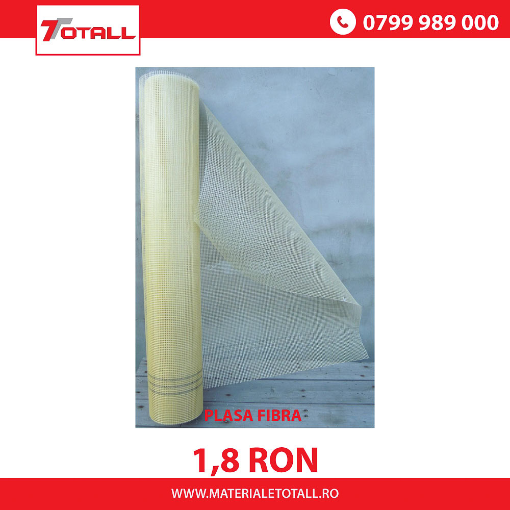 Plasa Fibra Sticla, Interior / Exterior, 145 gr, 50 Mp la doar 2,5 Lei ...